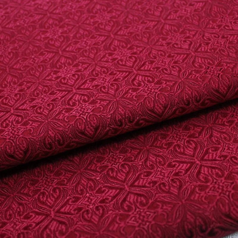 Ткань жаккард бордовая, 75*50 см, китайский стиль, Color: 13