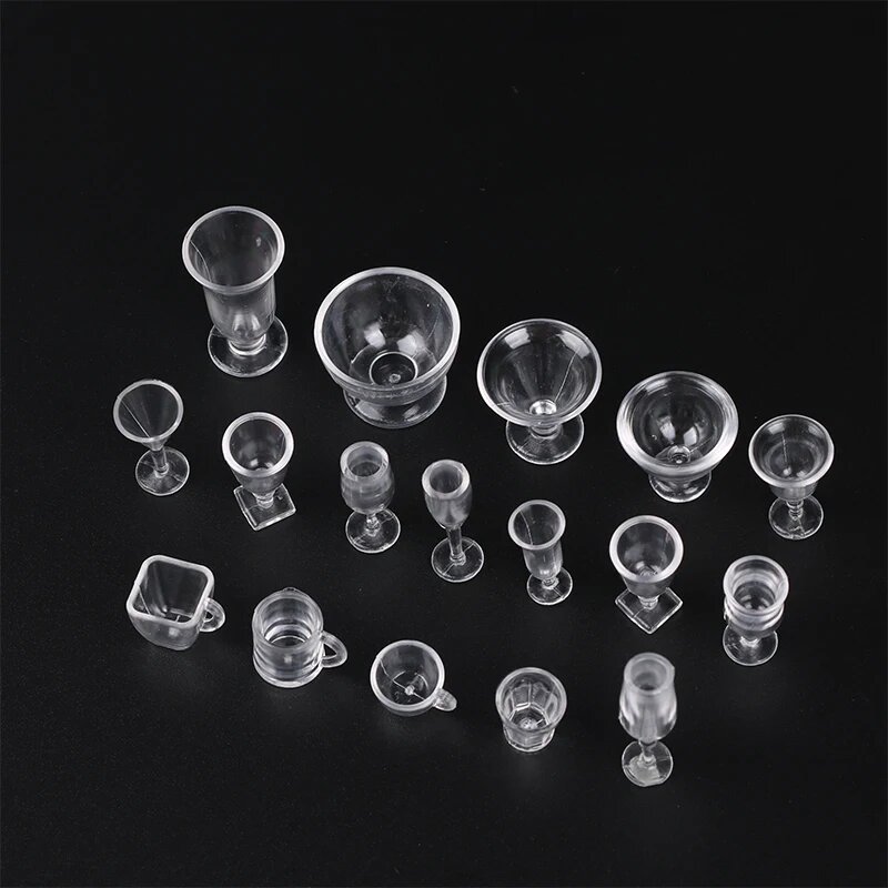 MYPANDA 17 шт. миниатюрная посуда для кукольного дома