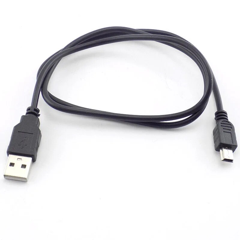 Мини-USB 2.0 A «папа» на мини-5-контактный разъем B Разъем для синхронизации данных Зарядный кабель Шнур-адаптер Удлинитель Шнур для зарядки Линейные провода