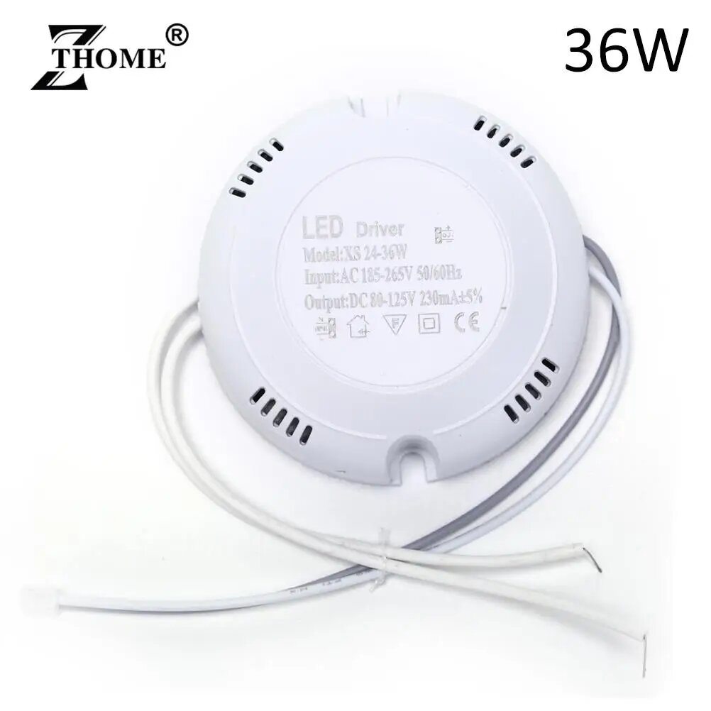 Круглый трансформатор освещения 220В 8-24Вт/24-36Вт