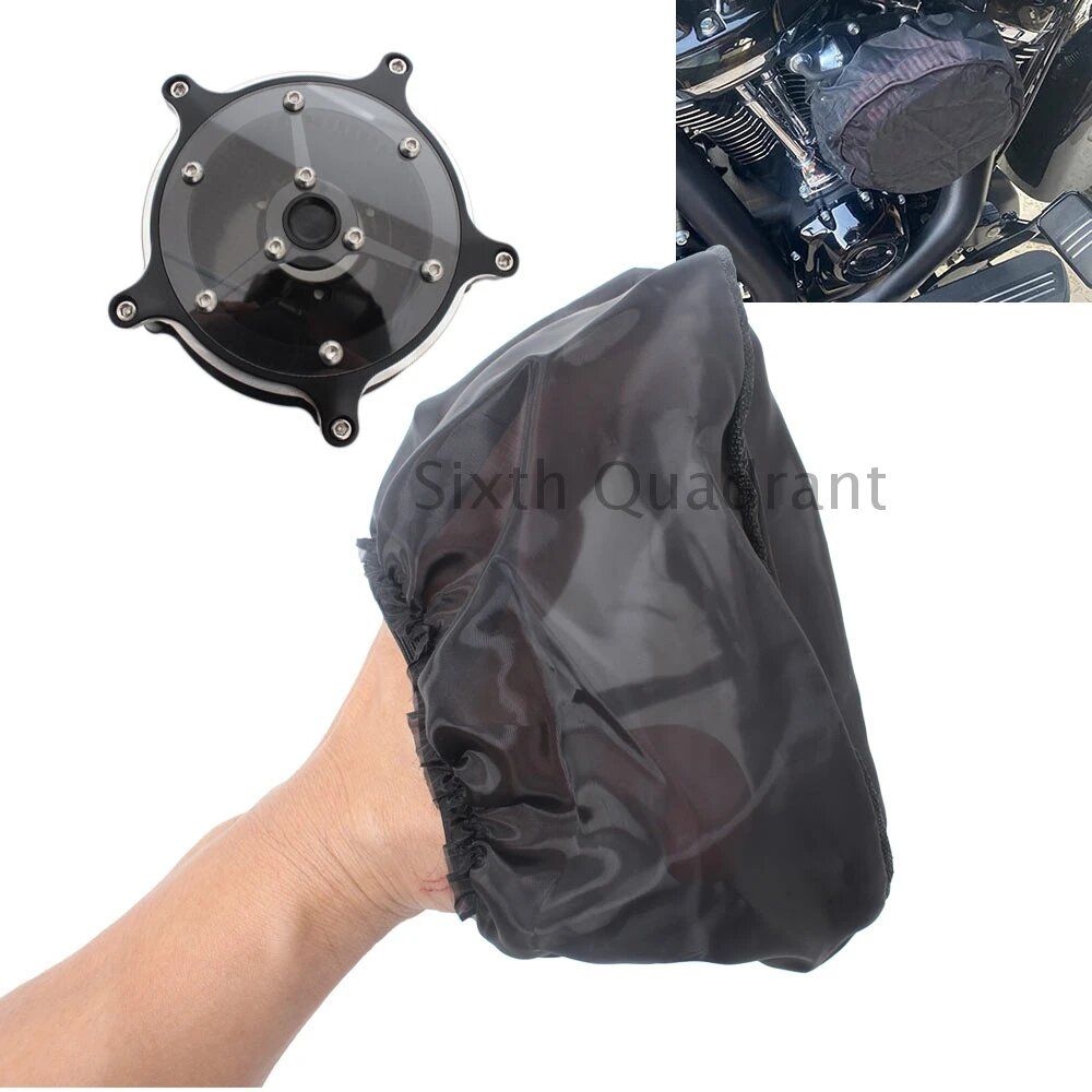 Новый защитный чехол для мотоцикла, воздушный фильтр, тяжелый дышащий дождевик для Harley Davidson XL 1200, Touring Softail Dyna, водонепроницаемый