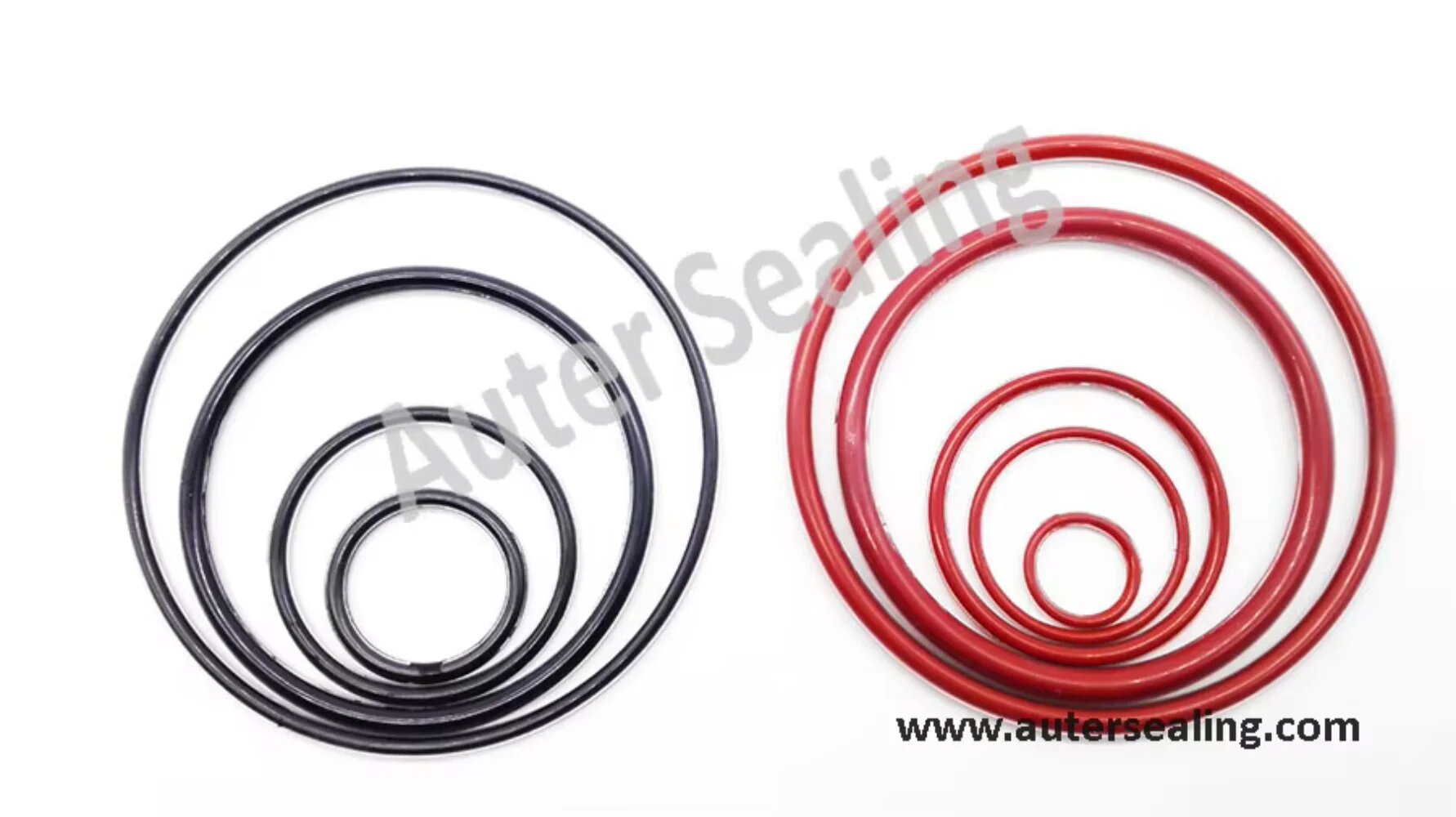 Инкапсулированное уплотнительное кольцо FEP+MVQ/FKM 32.92x3.53, FEP-FKM