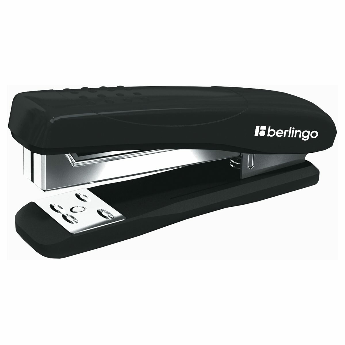 Степлер Berlingo, №24/6 - 26/6, до 25 листов, черный (H3530), 12шт.
