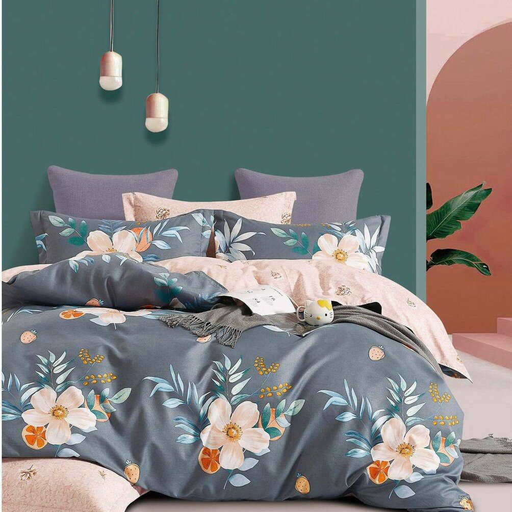 Постельное белье евро Boris Dense, комплект из 6 предметов, мягкое как бархат