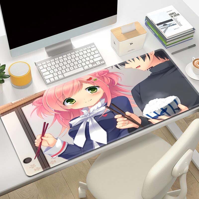 Коврик для мыши Liangcaida "B40-Eat", нескользящий, ткань, 1000x500 мм