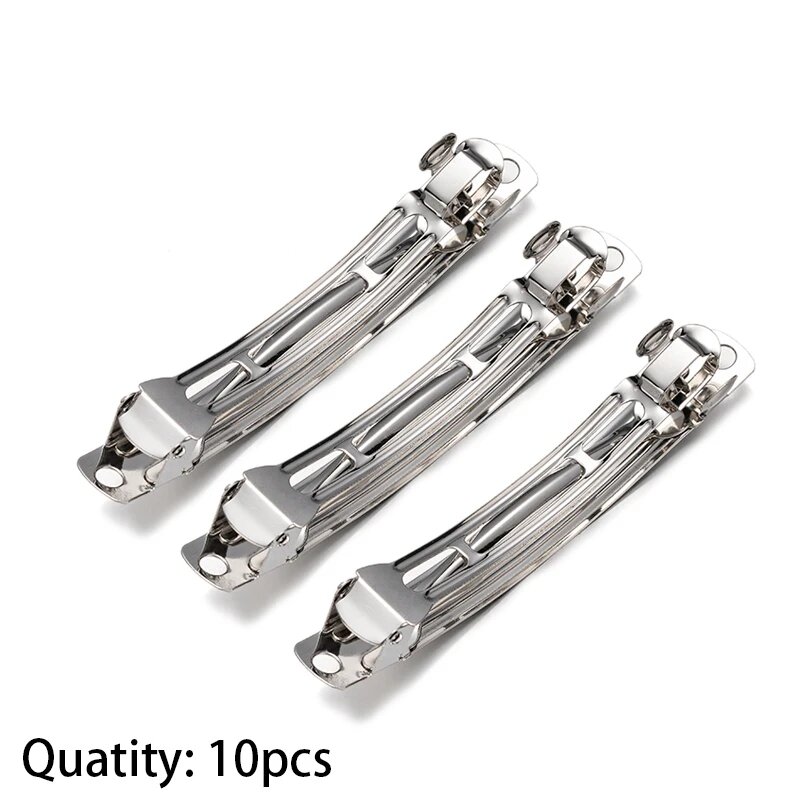 Металлические заколки-пряжки 10/20 шт