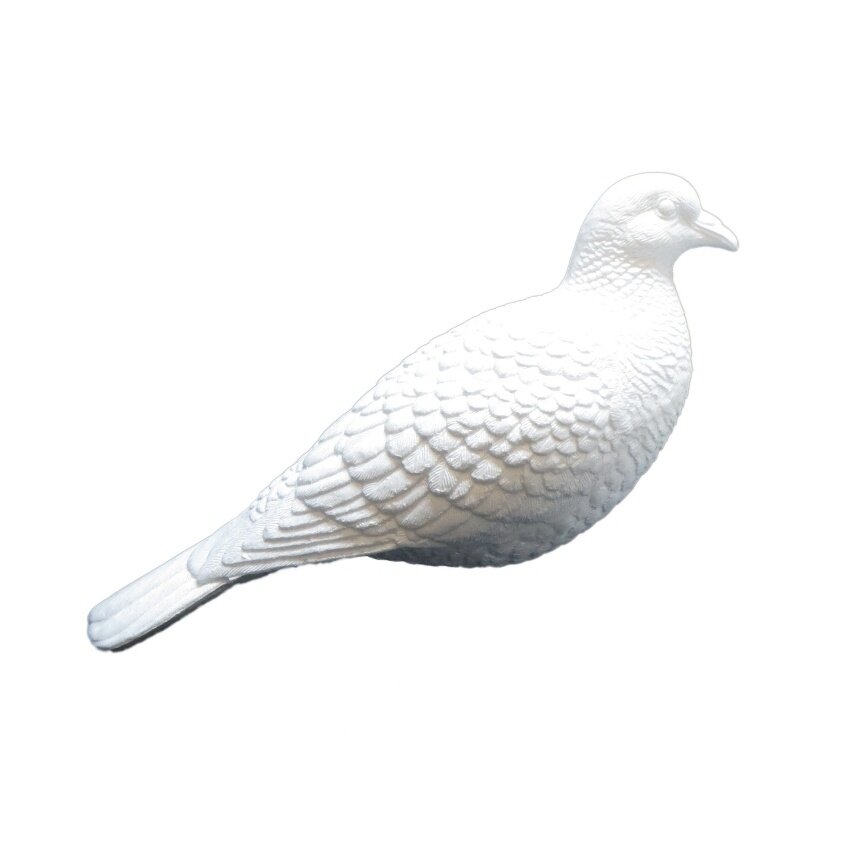 Форма-заготовка для творчества Туендатская сувенирная мастерская из пенопласта Голубь , Неокрашенная, Длина 36х18 см