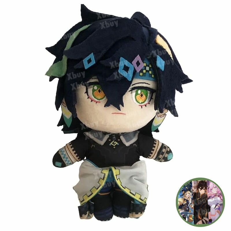 Игрушка плюшевая с Игры Геншин Импакт (Genshin Impact) / Кинич (Kinich) + Закладки для книг 3 шт / Xbuy