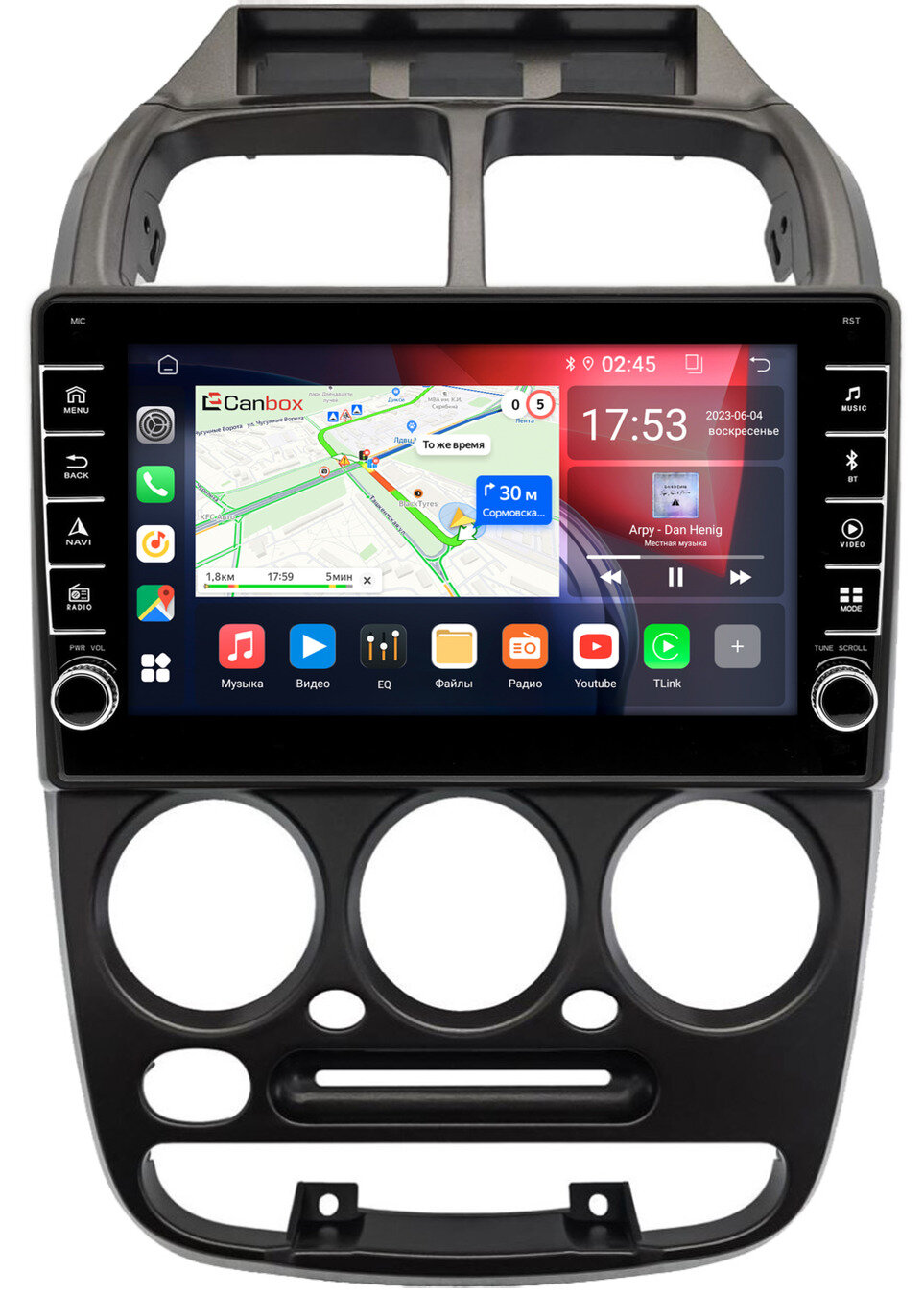 Штатная магнитола Hyundai Accent 2 1999-2003 (Вид F2) Canbox BGT9-1313 2/32 Android 10 (IPS, DSP, CarPlay)