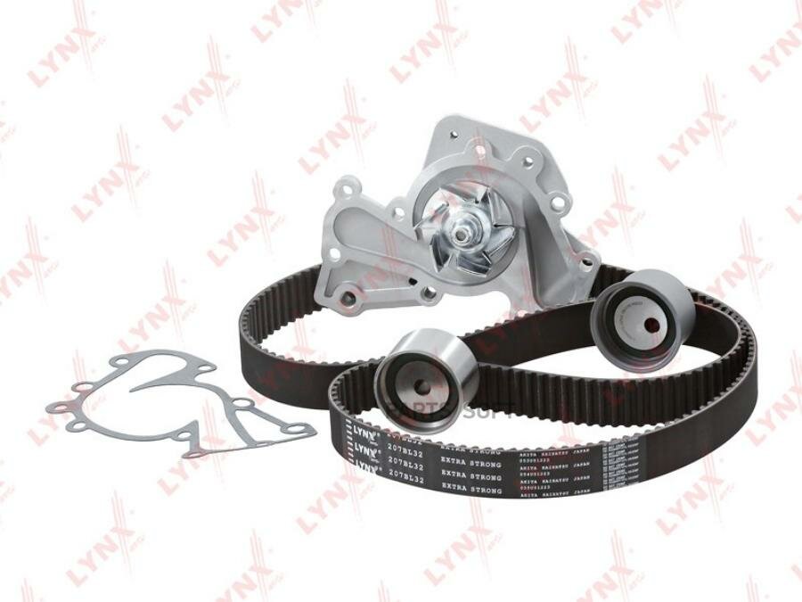 LYNXAUTO PW-1228 Комплект ремня ГРМ с водяным насосом HYUNDAI 2.5 2.7 Santa Fe I 00-06 / Sonata(EF) 98-05 / Trajet 2 ()