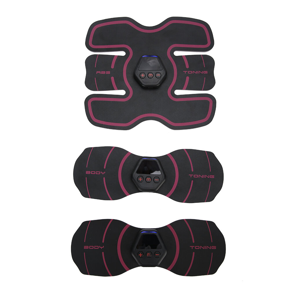 Тренажёр для мышц живота и рук EMS с 10 режимами и 20 уровнями нагрузки, новый PU материал, USB зарядка