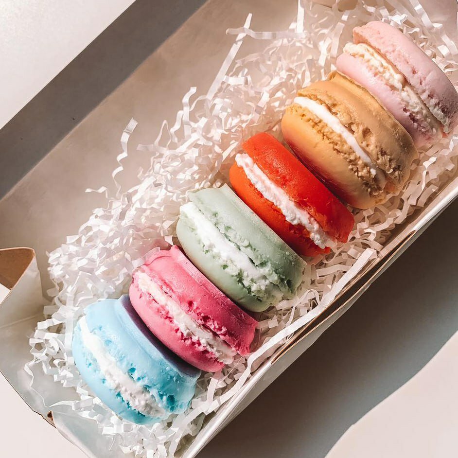 Набор мыла ручной работы «Макаруны» от мыловаренной мастерской AnnySunSoap