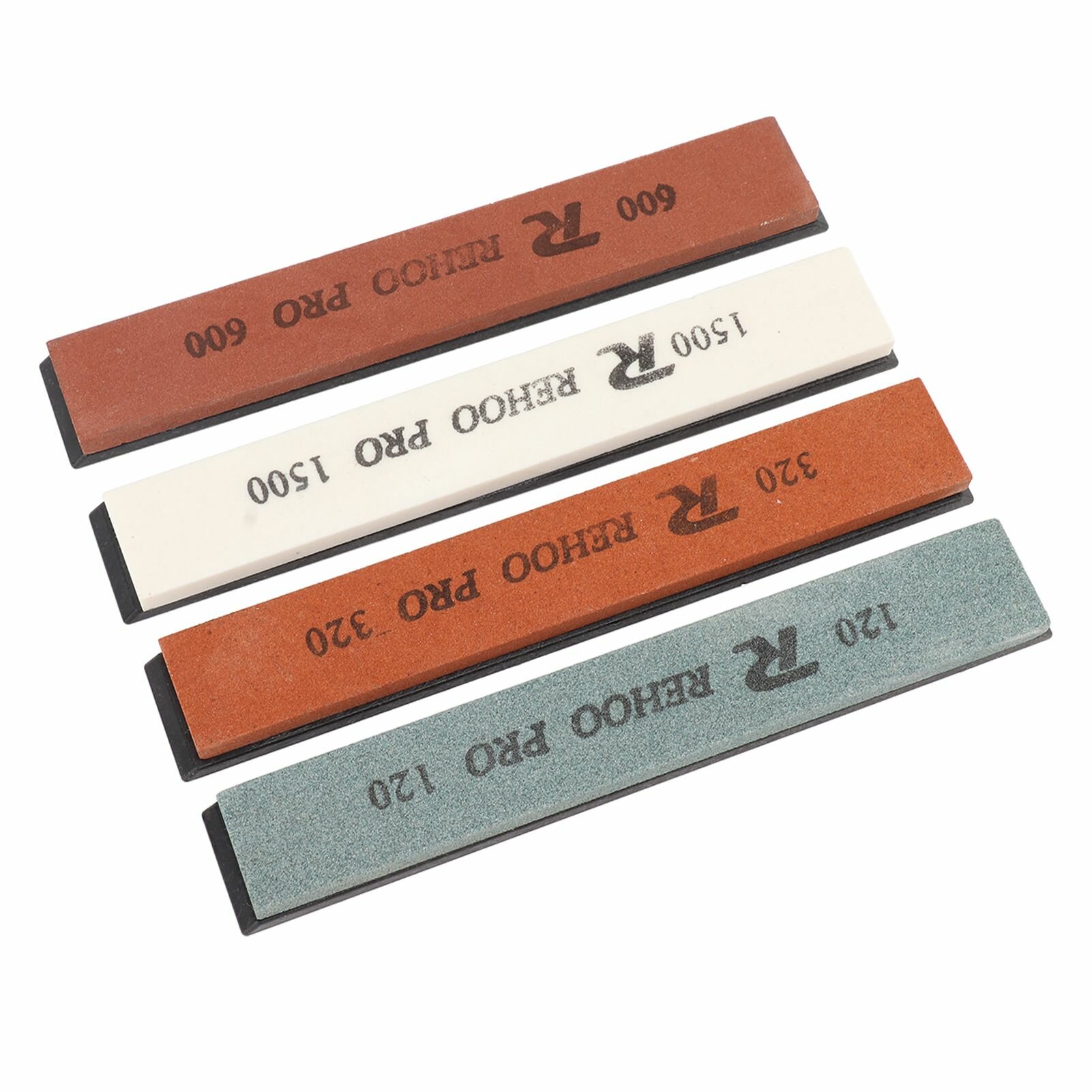 Набор из 4 камней для заточки ножей с зернистостью 120-1500 для ножей, ножниц, долот, осей, точилка с несколькими зернами для ремонта и обслуживания кромок
