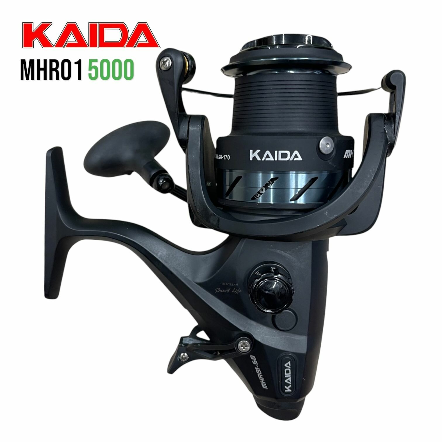 Катушка Kaida MHR 01 5000 6+1 карповая, с байтранером кайда на фидер, донку