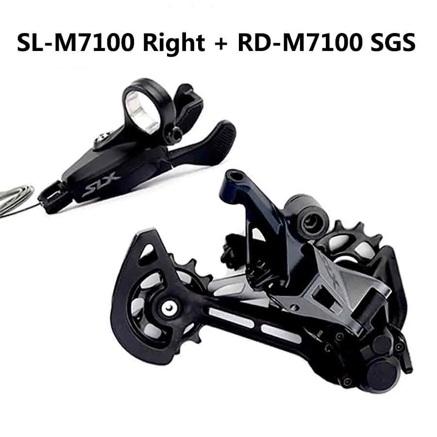 SHIMANO SLX M7100 12-скоростной задний переключатель и рычаг для горного велосипеда SL RD M7100