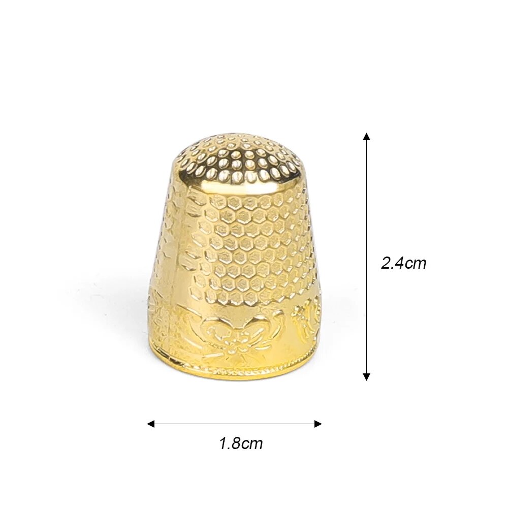 Металлические наперстки для шитья, набор из 10 штук 1pc, Gold