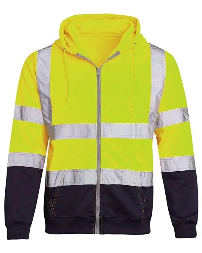 Флисовая толстовка Hi Vis Желтый, XXXL, Picture style