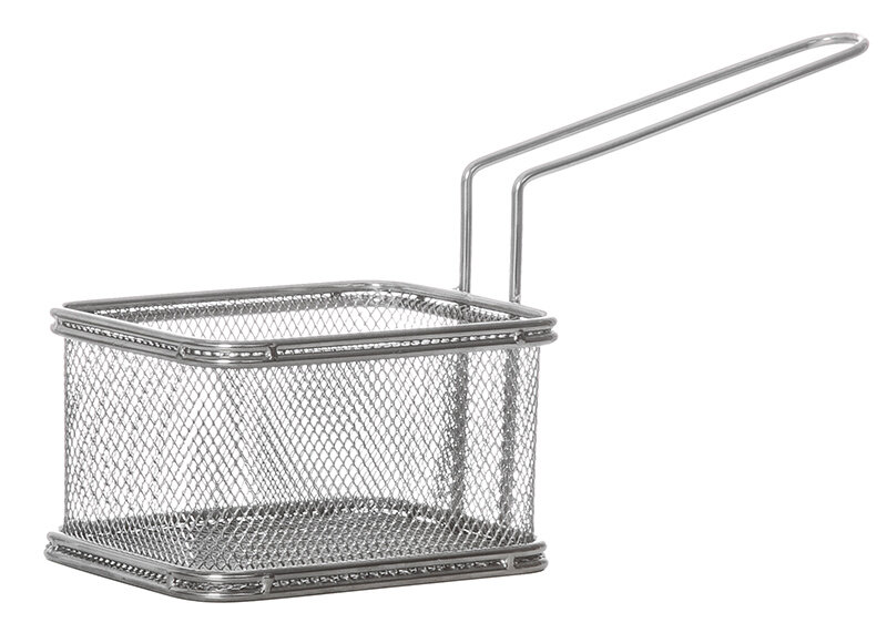 Корзинка для картофеля фри с ручкой 90х75х65 мм KLEN