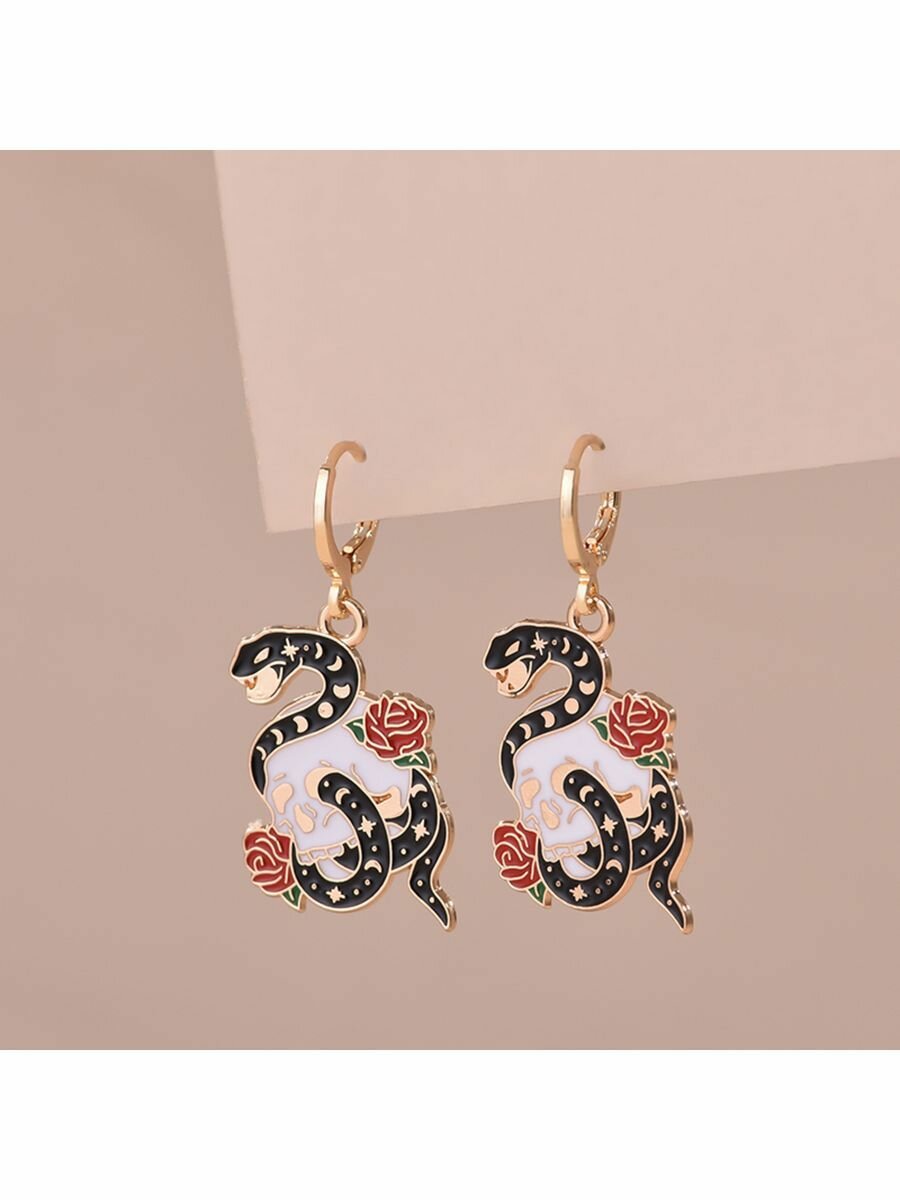 Серьги, эмаль