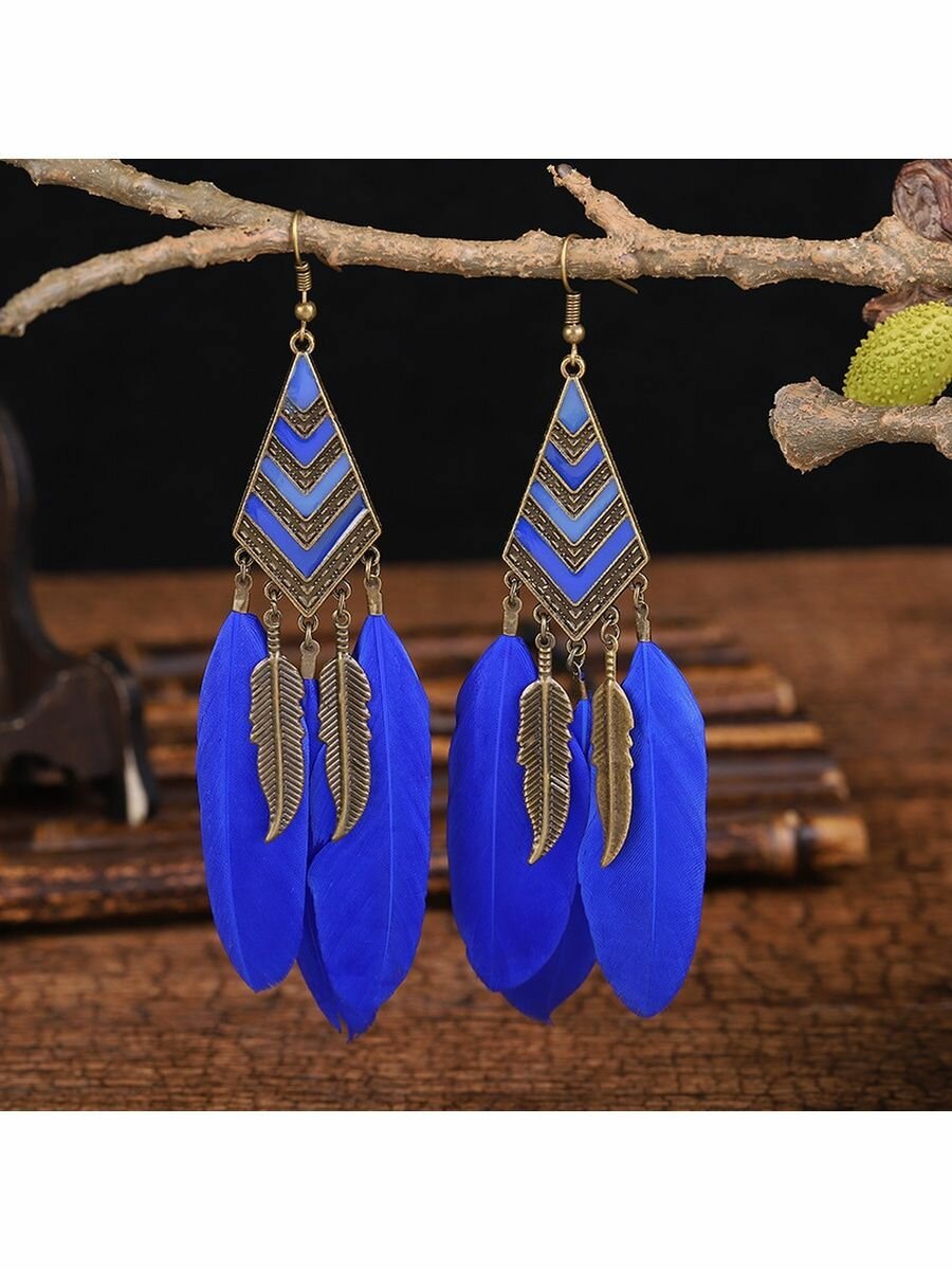 Серьги, дерево