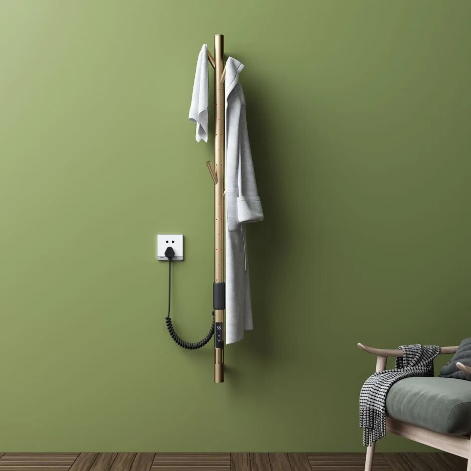 GoBro Полотенцесушитель Электрический 135мм 1150мм форма Нестандартная