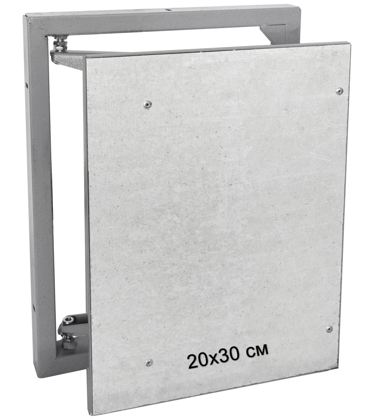 Люк нажимной с регулируемой петлей 20×30 ЛК2МН для ревизии сантехники и счетчиков