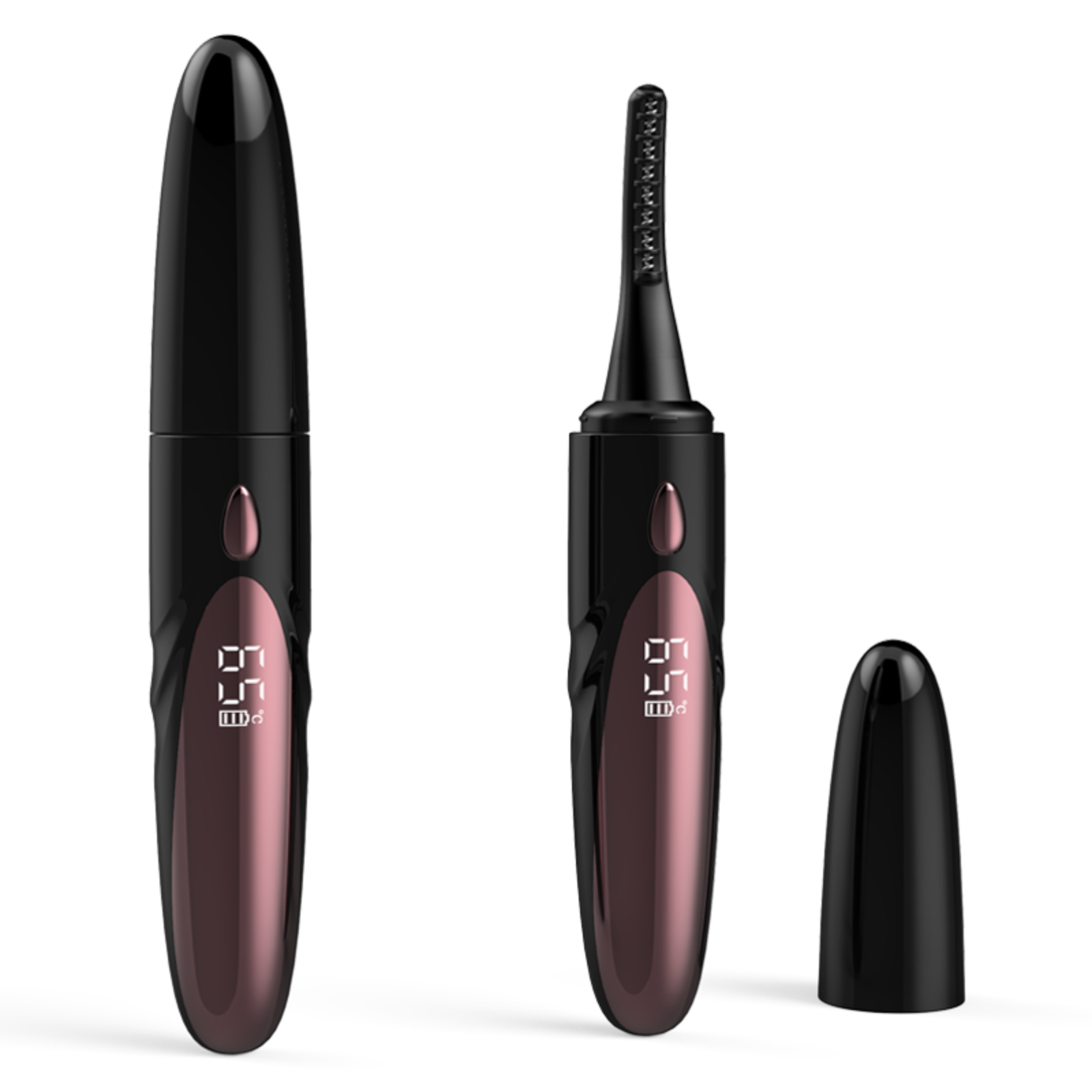 Heated eyelash curler электрический завиватель ресниц с USB зарядкой инструмент для макияжа быстро нагревающийся за 10 секунд 4 режима нагрева LED экран время работы 24 часа