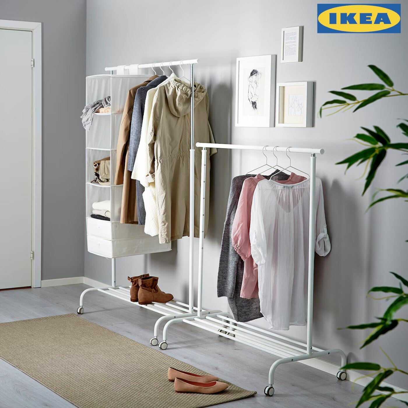 Вешалка напольная IKEA RIGGA (икеа ригга)