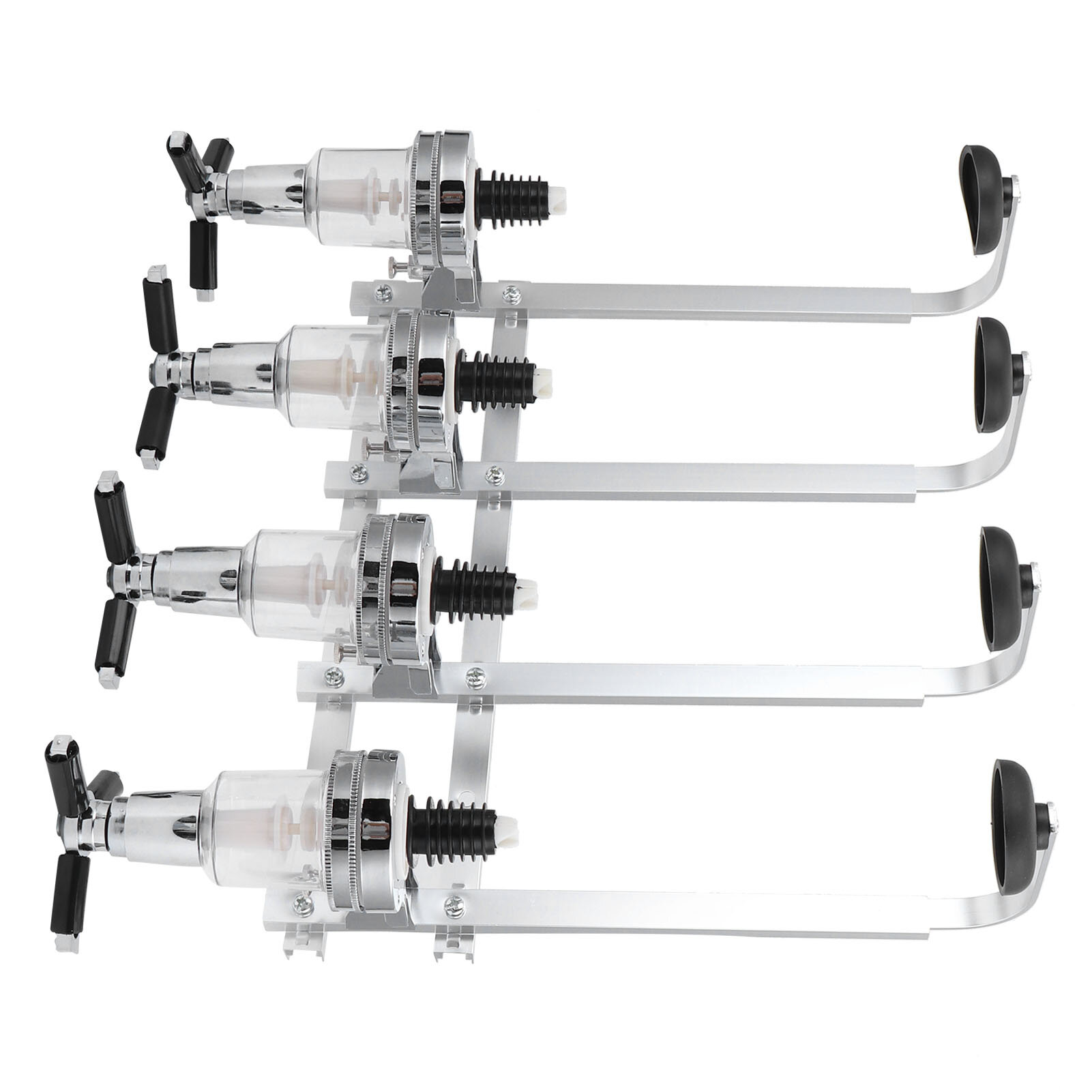 Диспенсер для спиртных напитков с 4 головками, настенный, из алюминиевого сплава, для вина, пивной и коктейлевой диспенсер