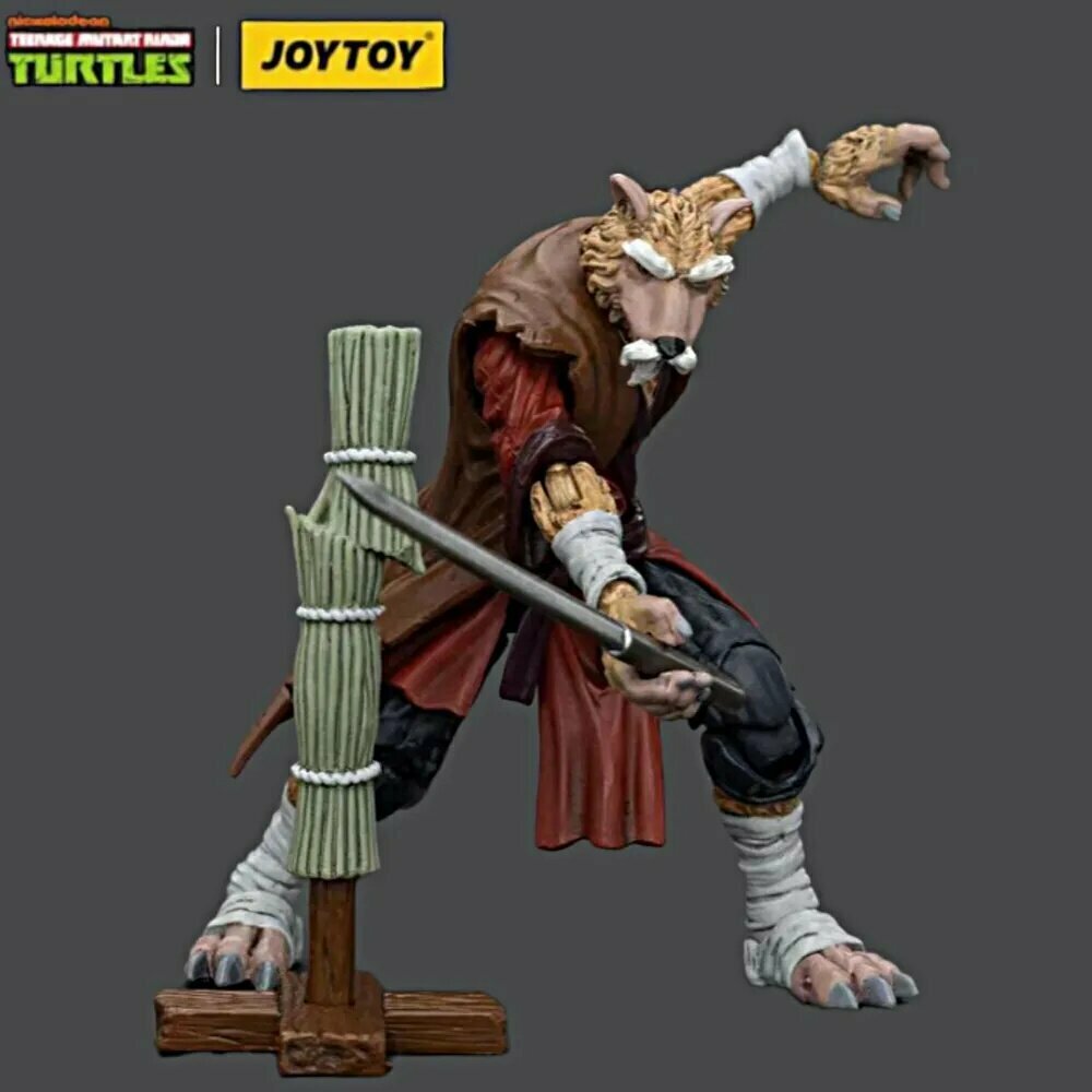 Подвижная фигурка JOYTOY TMNT 1/18 Teenage Mutant Ninja Turtles - Splinter Подарочные модели