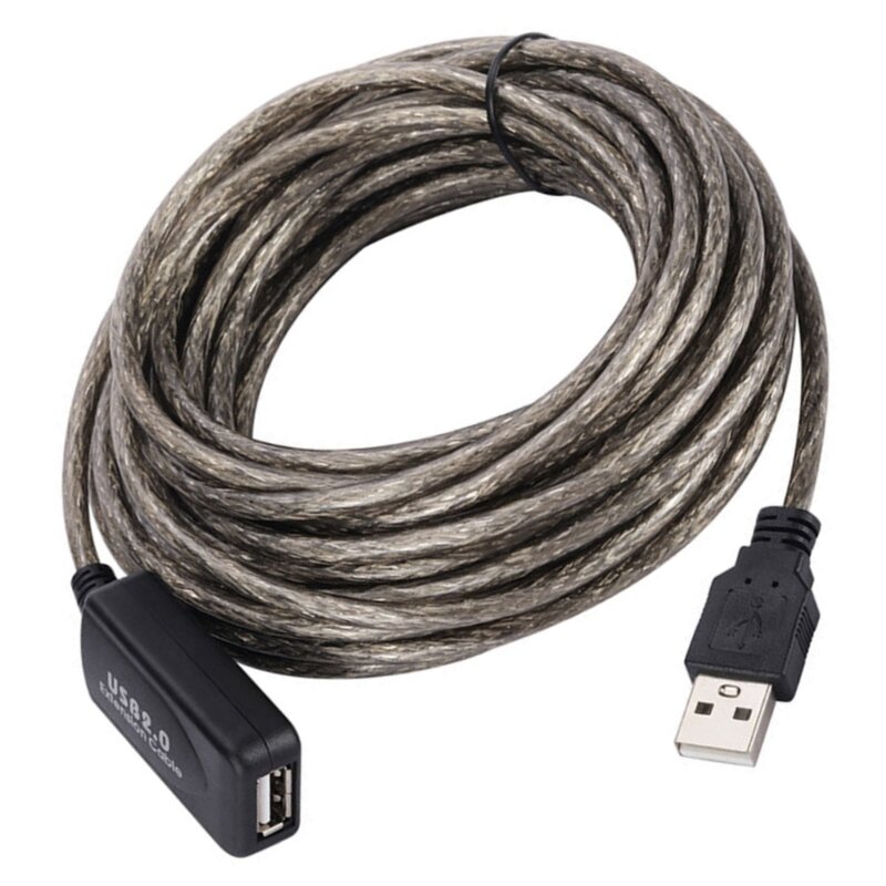Удлинительный кабель usb2.0 Кабель-удлинитель USB для подключения усилителя сигнала от мужчины к женщине-10 м