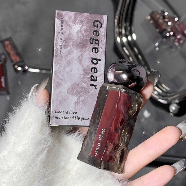 Блеск для губ, Gege bear, увлажнение, прочность, зеркало, природа