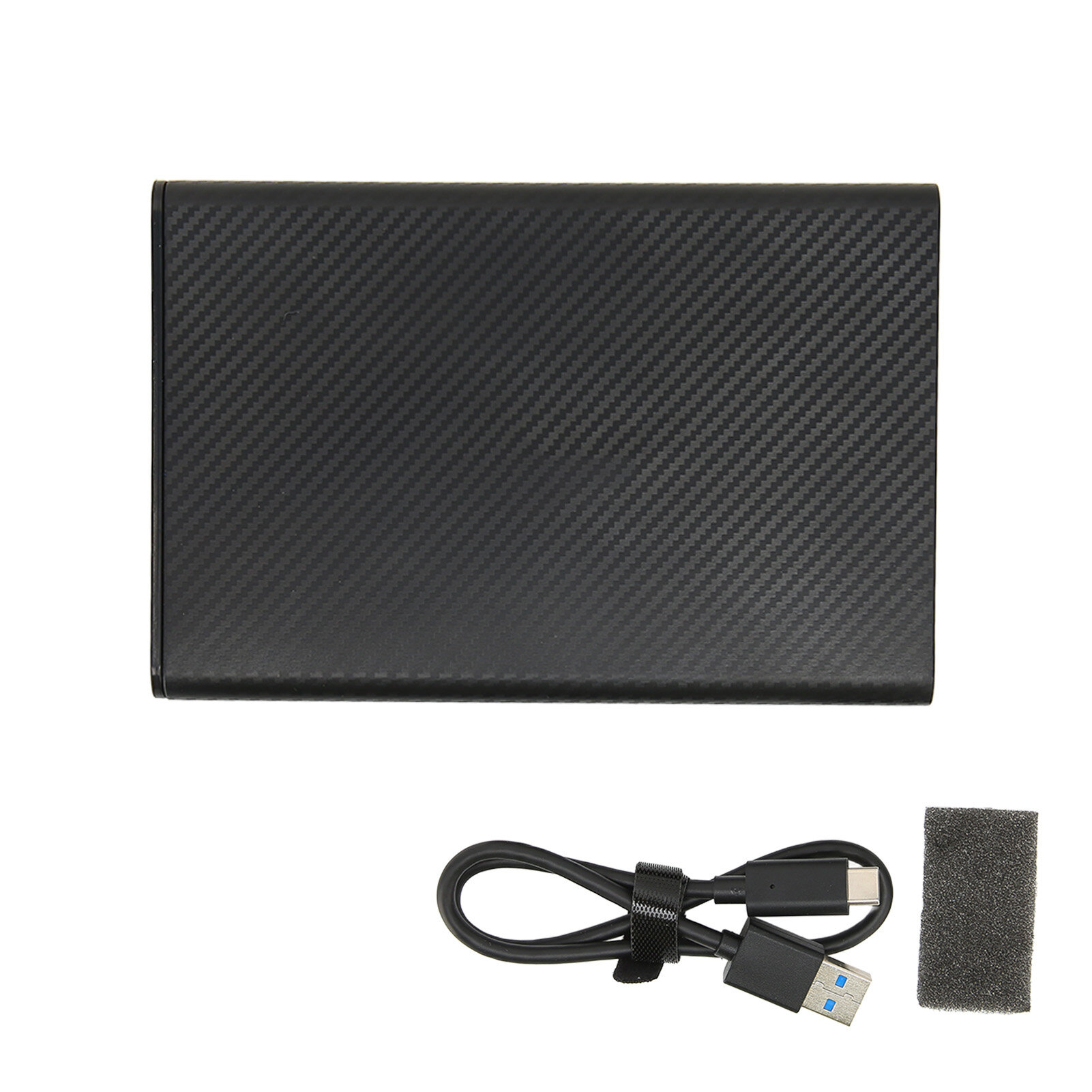 Внешний корпус для жесткого диска 2 . 5 дюйма sata ssd с интерфейсом type c 10 гбит с, аксессуар компьютера, диск не входит
