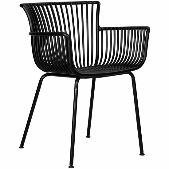 Стул обеденный Dobrin ROSS (черный (B-03) без подушки)