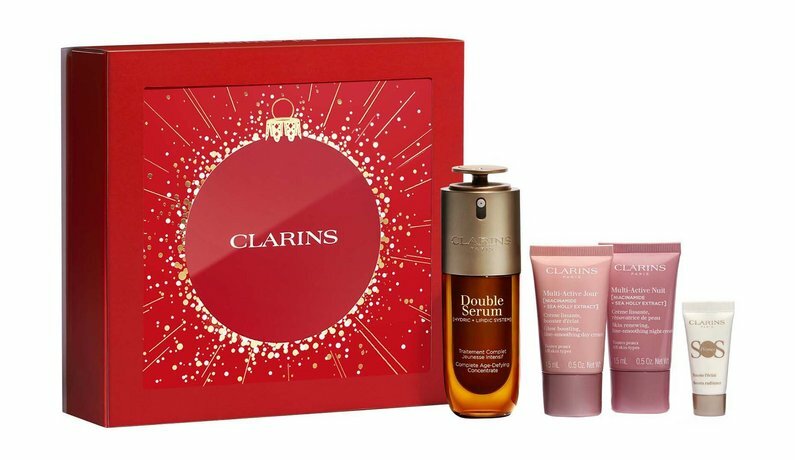 Clarins Programme Double Serum Multi-Active Set Набор для антивозрастного ухода за кожей лица 85мл