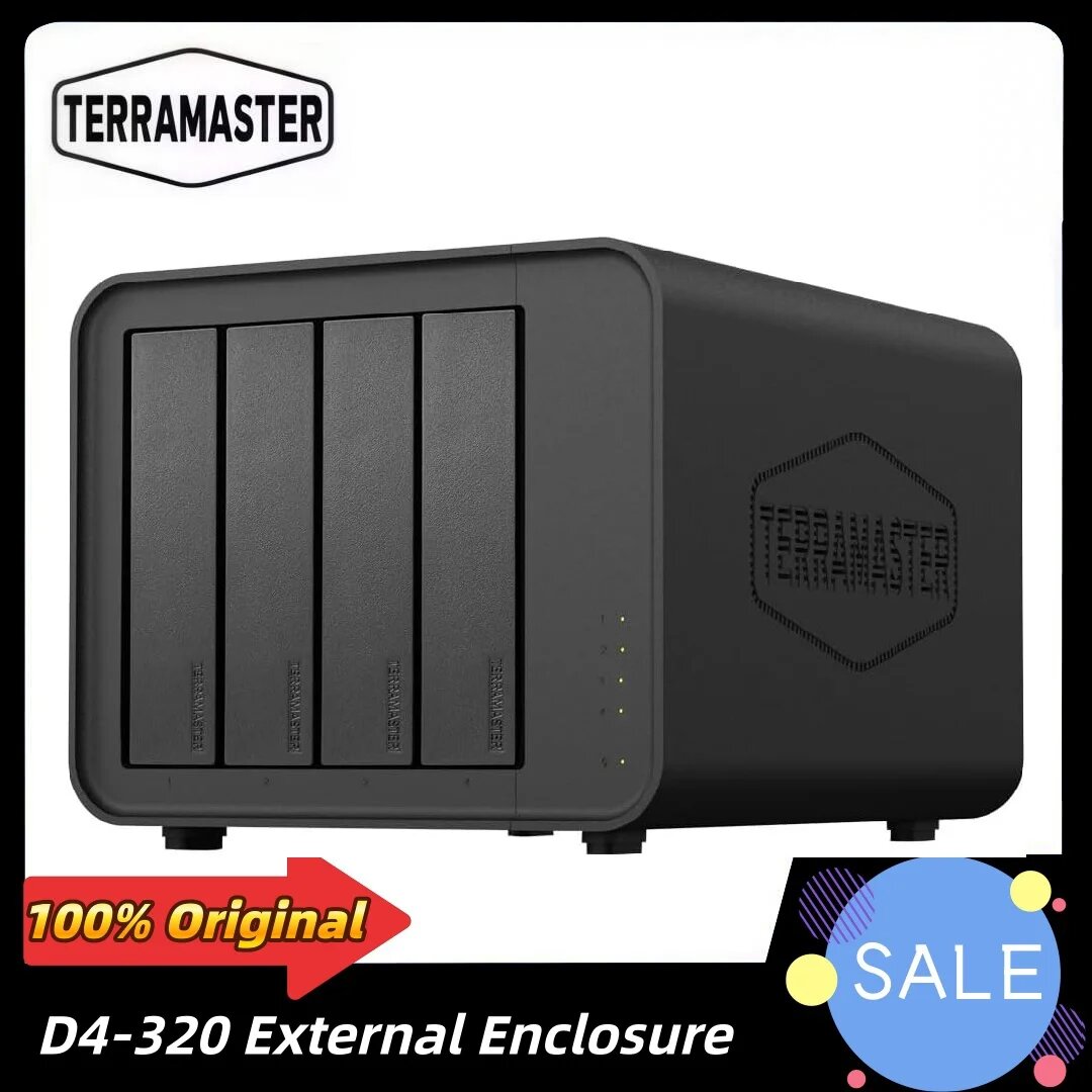TERRAMASTER D4-320 корпус для жестких дисков