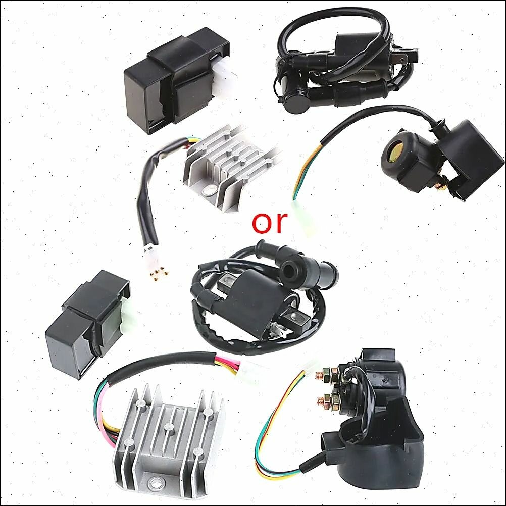 Регулятор Выпрямитель Реле Катушка зажигания CDI для китайского квадроцикла ATV Quad 150 200 250 куб. см