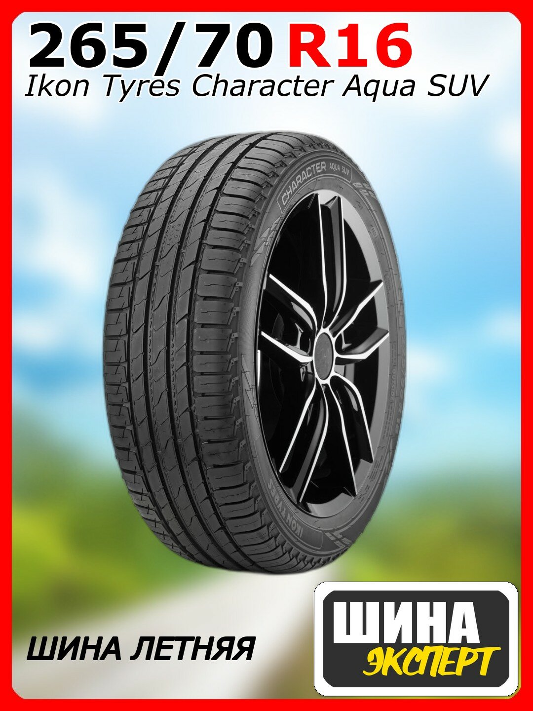 Шина летняя Ikon Tyres 265/70/16 T 112 Ikon Character Aqua SUV для легковых автомобилей T743129