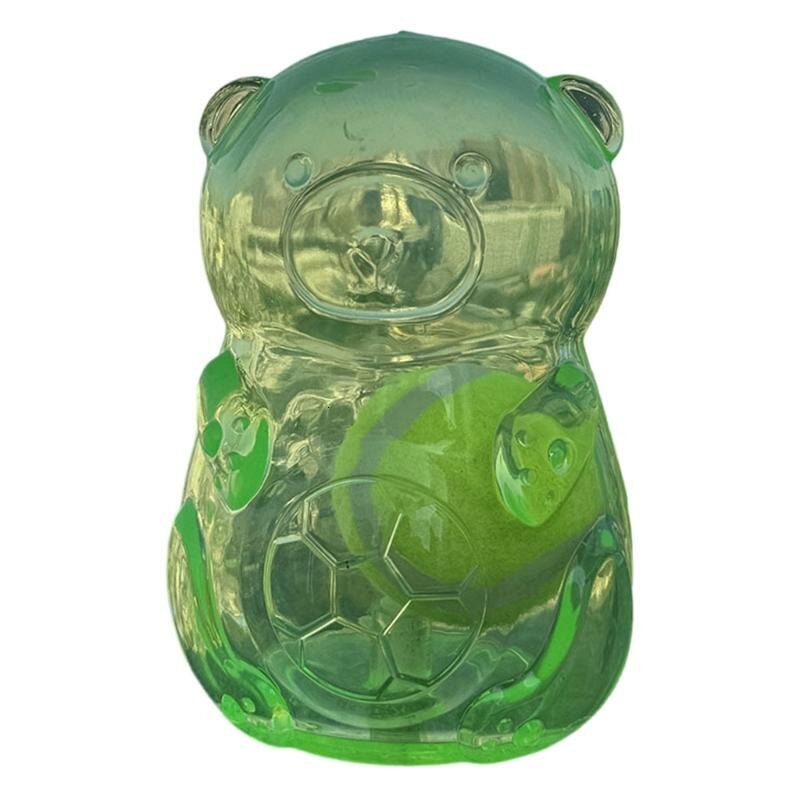 Мягкая безопасная игрушка для собак в форме медведя, Зеленый