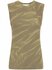 Топ Dion Lee Sunfade, размер L, зеленый,