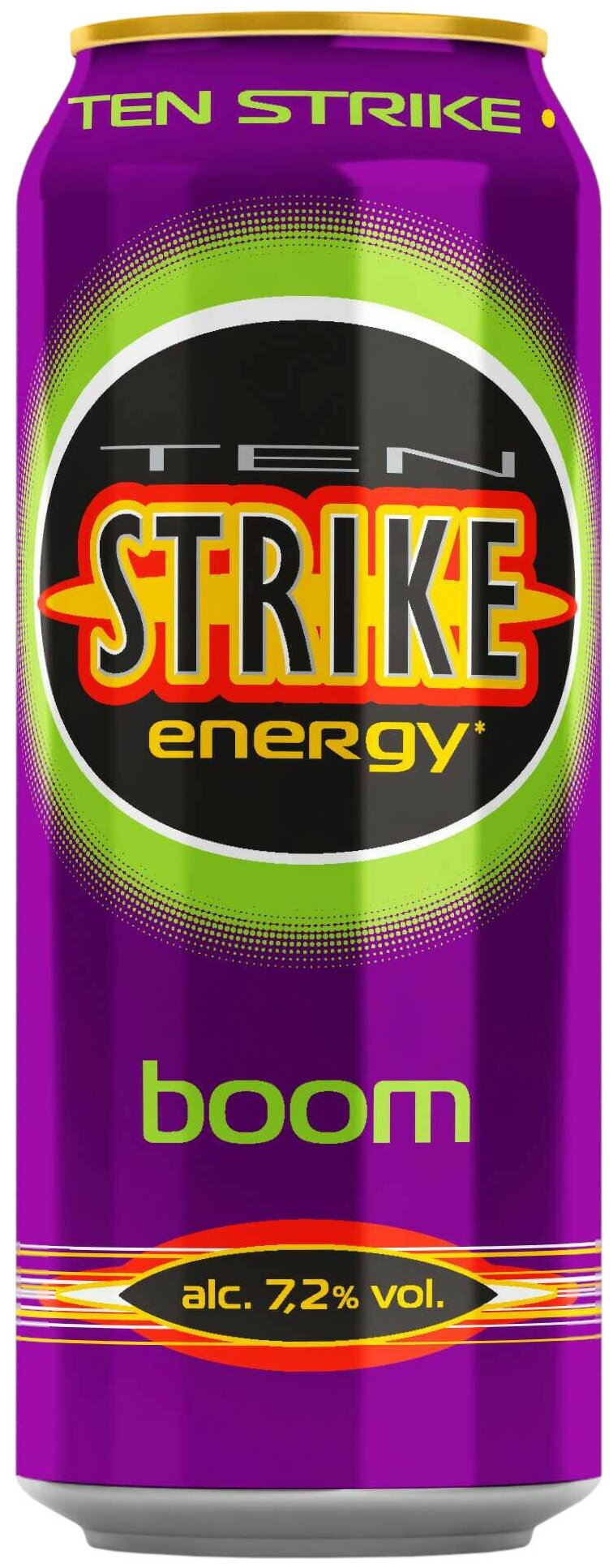 Слабоалкогольный напиток тонизирующий Ten Strike Boom 0.45 л по ...
