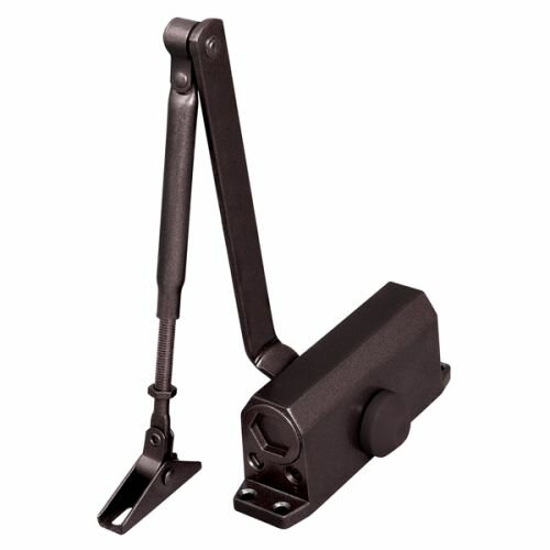 Ajax Доводчик дверной DCTR50-100 hold open BR коричневый