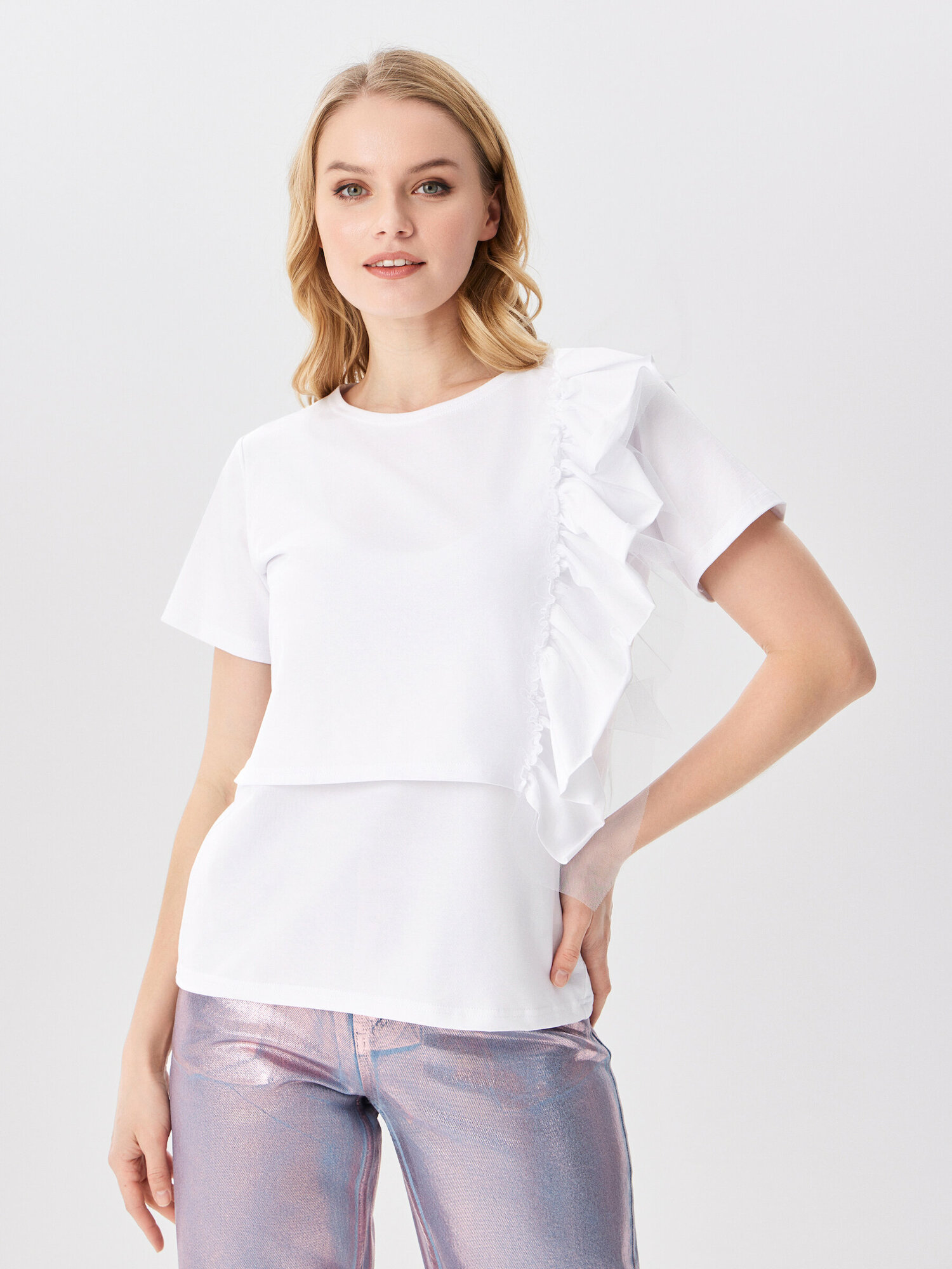 Футболка для кормящих мам