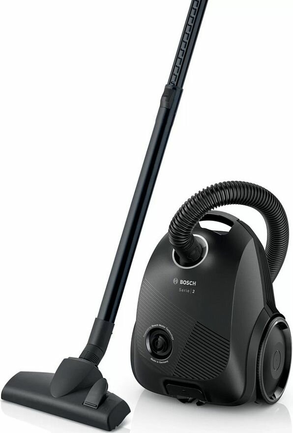Пылесос Bosch BGBS2LB1, Serie 2, мешковый, 3.5 л, 600 Вт, черный