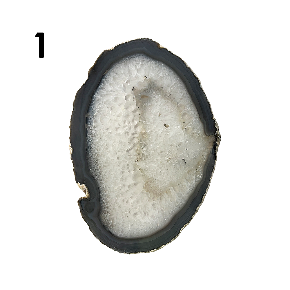 Velichenko Срез агата с натуральной каймой, 13х18,5 см