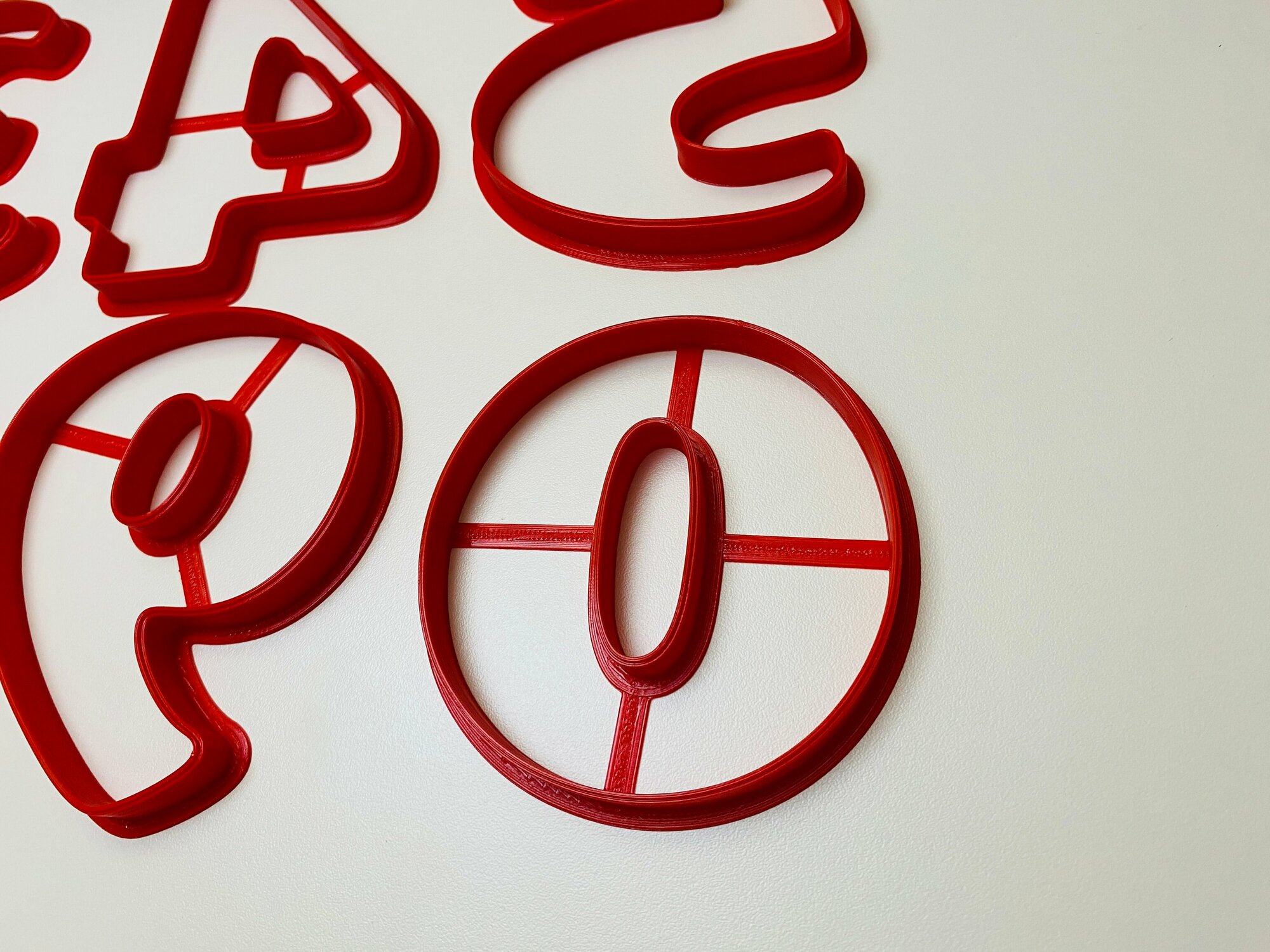 Формочки для печенья, вырубки для пряников "Цифры" 10 шт.