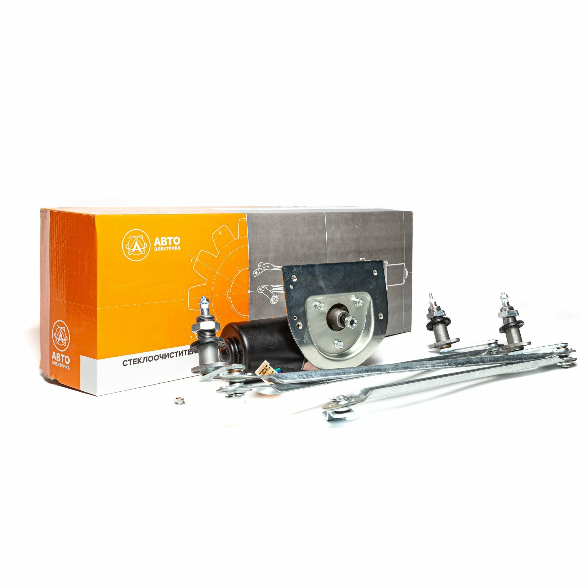 Привод стеклоочистителя, КамАЗ, в сборе с трапецией 24В, для КамАЗ 4308, 43118, 4325 5308 65111 6520 6460 6522 65115 арт 8925205100AE АвтоЭлектрика