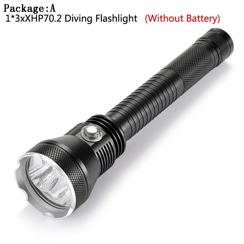 Фонарь для дайвинга 3 светодиода XHP70.2 фонарик для дайвинга профессиональный подводный IPX68 водонепроницаемый фонарь лучшее снаряжение для подводного плавания спелеологии