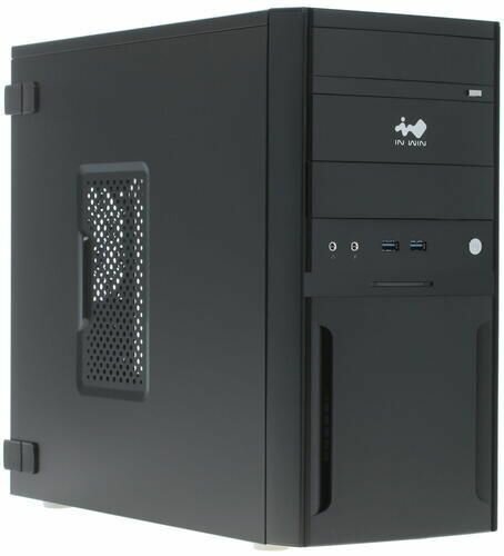 Компьютерный корпус InWin EFS059BL (6120654) черный - БП 500 Вт, Mini-Tower, Micro-ATX, USB 3.2 Gen1 Type-A