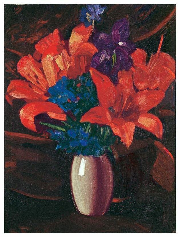 Лилии (красные). Репродукция А3 (плакат)